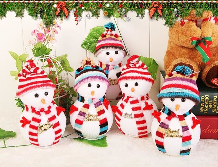 Christmas snowman doll, the scene decoration of Christmas day, Christmas gifts for children,christmas tree ornaments