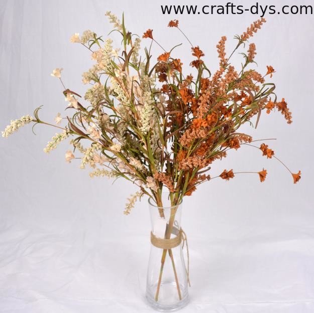 The simulation flower,Artificial flowers,Crepe paper grass flower ，Dried flowers， hardcore cotton ，pine cone
