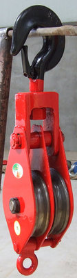 snatch block with hook/ring