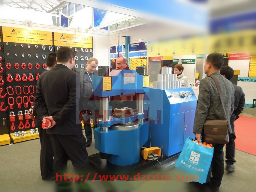 500ton wire rope swaging machine 10-64 wire rope diameter & DIN Aluminium ferrules