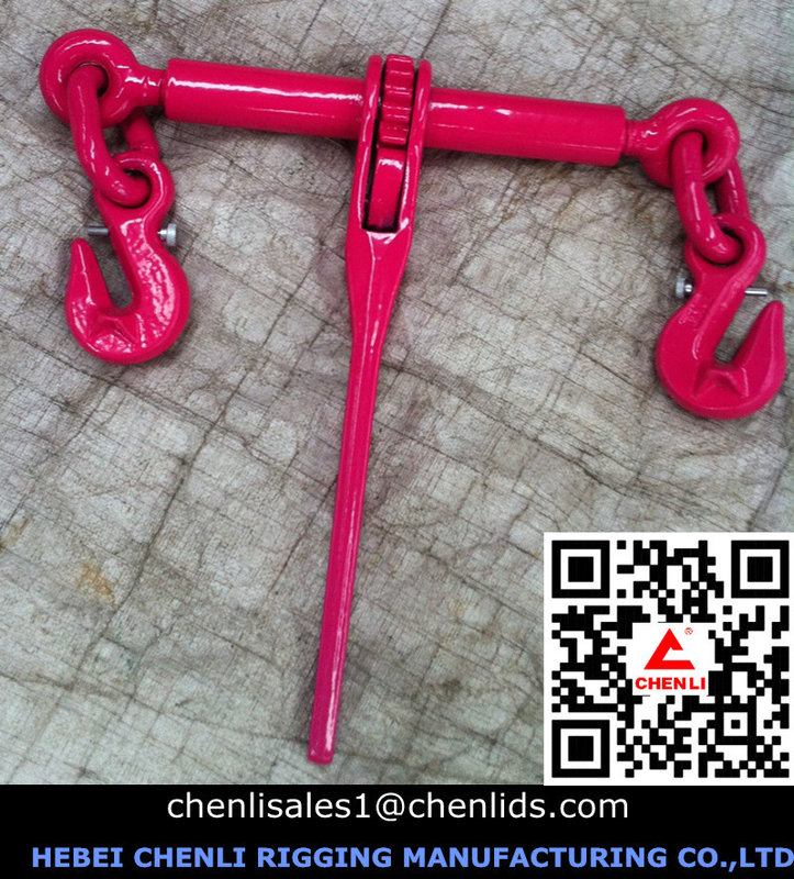 European type ratchet load binder with safty pin,EN12195-3