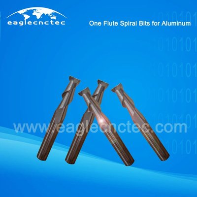 Aluminum Cutting Router Bits |One Flute Spiral Bits For Aluminum