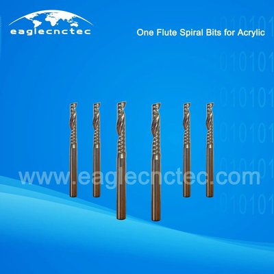 Acrylic Cutting Single Flute Spiral Cut Router Bit for Sale