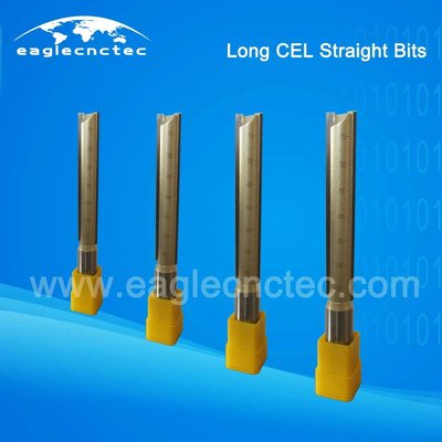 Long CEL Straight Flute Router Bit Plunge Router Bits For Sale