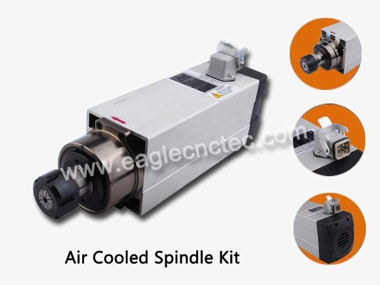 Air Cooled Spindle 3.5kw/4.5kw/6.0kw/7kw DIY CNC Spindle Kit Model GDZ105x102-3.5/GDZ120x103-4.5/GDZ120x103-6