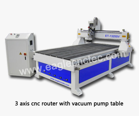 3 Axis CNC Router Engraving Machine with Vacuum Pump Table for Wood Door/Cabinet/Cupboards/Wardrobe/Furniture/ Making