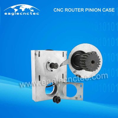 CNC Router Drive Pinion Case Assembly Kit Tooth Gear Box with Common Pinion and Helical Pinion