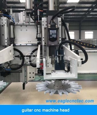 Three Head ATC CNC Router for Guitar Making Working Size 2500x1300mm