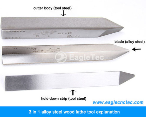 Wood lathe cutters 3 in 1 HSS Cutters