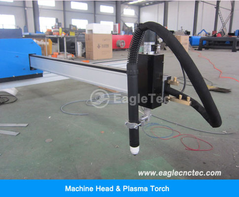 Portable CNC Flame Plasma Cutting Machine with One Flame Torque and One Plasma Torque