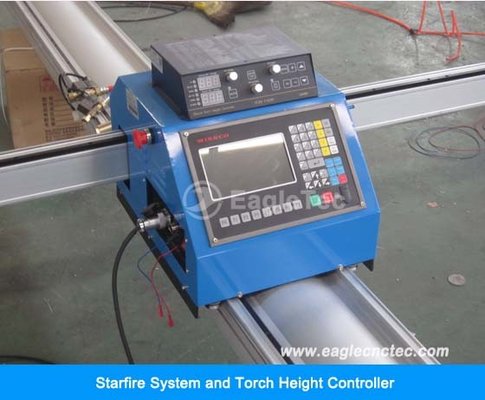 Portable CNC Flame Plasma Cutting Machine with One Flame Torque and One Plasma Torque