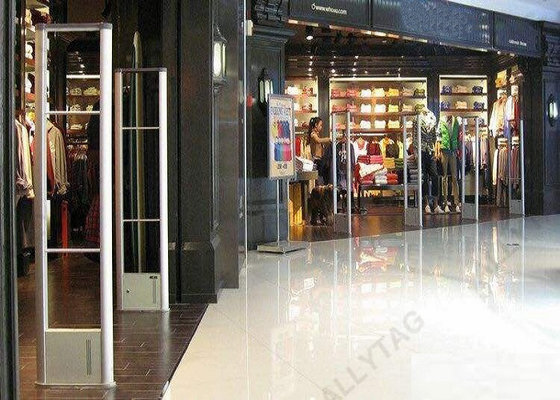 Black Clear EAS Detection Systems 75Hz Pulse Frequency For Retail Store
