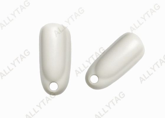 AM 58KHz EAS Jewelry Tag Security Alarm For Bracelet Anti Lost White Color