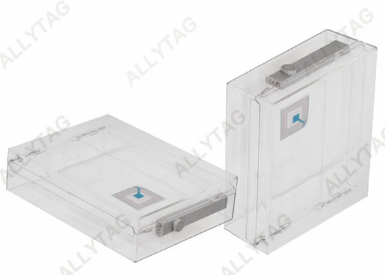 Transparent CD DVD Display EAS Safer Box For Retail Store Detection Range Around 1.2-1.5m