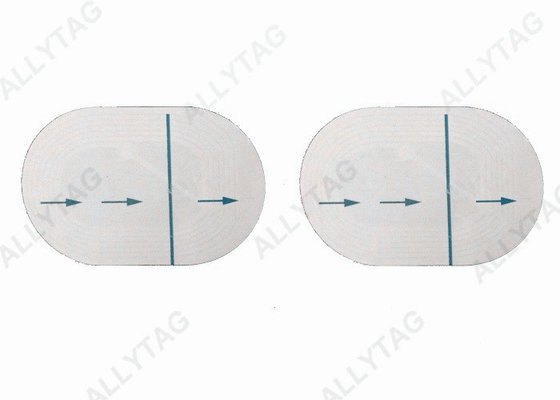 Thermal Paper Material Anti Theft Labels Sticker 1.2 - 1.5m Large Sensor Distance