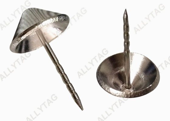Stainless Steel Security Tag Pin , Anti Theft Hardware Smooth / Groove Type