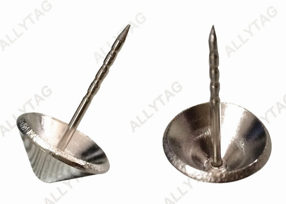 Stainless Steel Security Tag Pin , Anti Theft Hardware Smooth / Groove Type