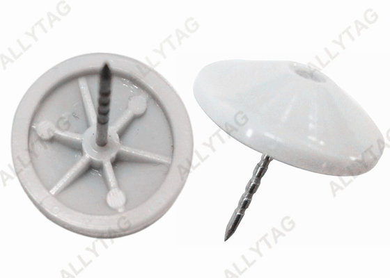 Retail Shop Hard Tag Pin Reusable Plastic Head 16 - 21mm Customized Pin Length