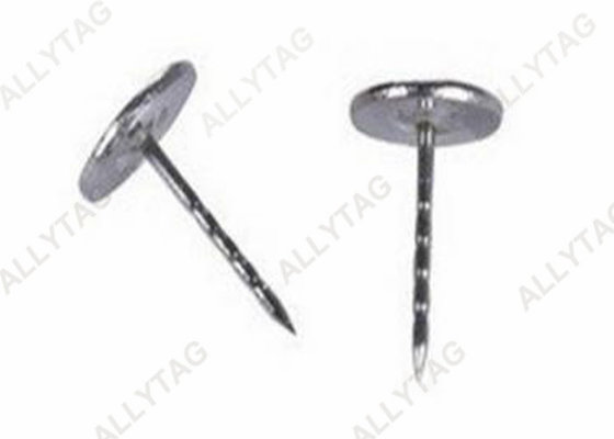 Eas Security Anti Theft Accessories Flat Head Steel Pin For Supermarket