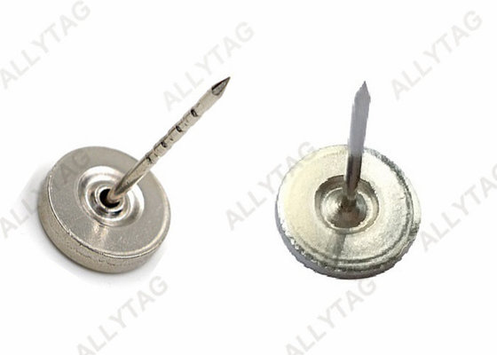 Eas Security Anti Theft Accessories Flat Head Steel Pin For Supermarket