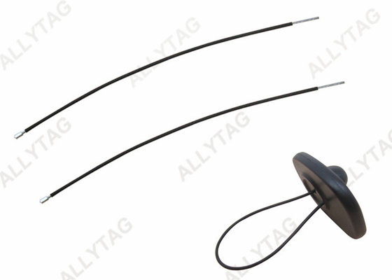 Plastic Coated Strong Lanyard Cable , Anti Theft Fittings One Head Pin OEM Acceptable