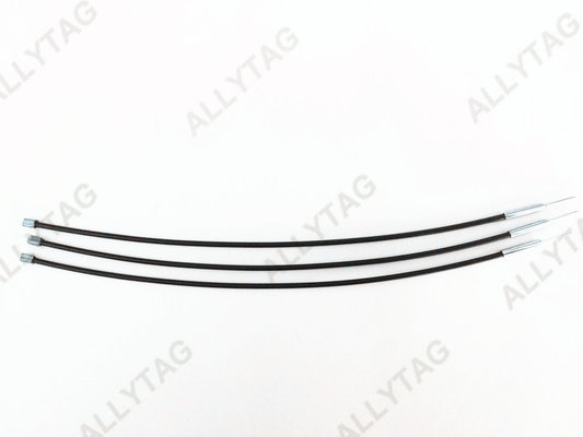 Plastic Coated Strong Lanyard Cable , Anti Theft Fittings One Head Pin OEM Acceptable