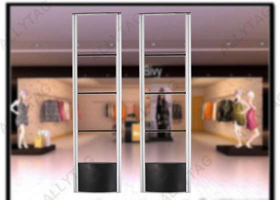 Aluminum Alloy Retail Store Security Gates Black Color DSP Digital Signal Processing