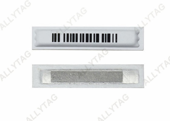 Supermarket Anti Theft Labels Thickness Maximum 2.0mm With Barcode White