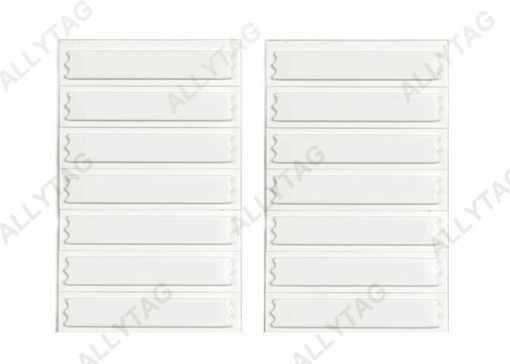 Supermarket Anti Theft Labels Thickness Maximum 2.0mm With Barcode White
