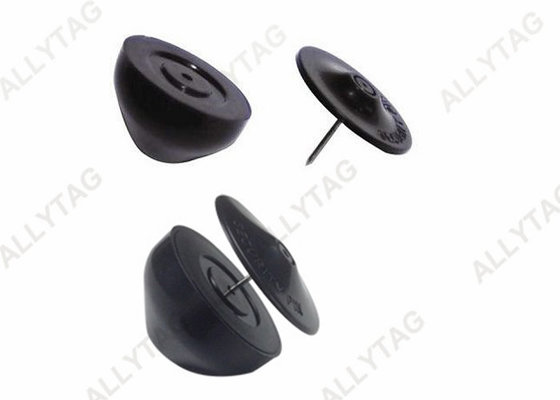 Eas RF Hard Tag Round With Pin Security Small Cone Tag For Retail Anti Theft