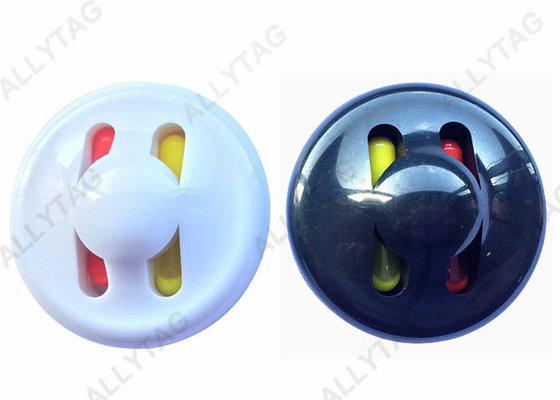 R50 50mm Diameter Ink Security Tag Magnetic Locking With Steel Balls