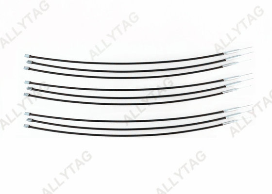 Plastic Coated Strong Lanyard Cable , Anti Theft Fittings One Head Pin OEM Acceptable