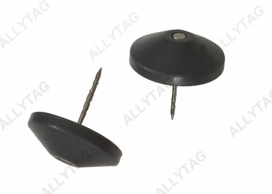 Security Hard Anti Theft Accessories , Plastic Head Steel Security Tag Pin 16mm