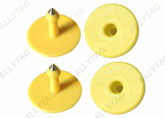 Animal Ear UHF RFID TAGS , Farm Rfid Sticker Tags For Large Animal Tracking