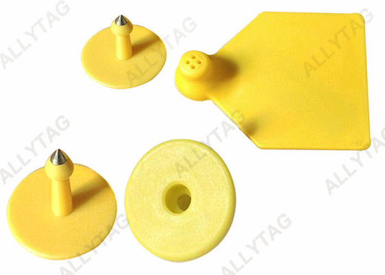 Animal Ear UHF RFID TAGS , Farm Rfid Sticker Tags For Large Animal Tracking