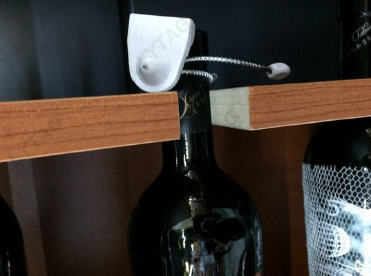 Metal Cable Wine Bottle Security Tags , Standard Lock Alcohol Security Tags