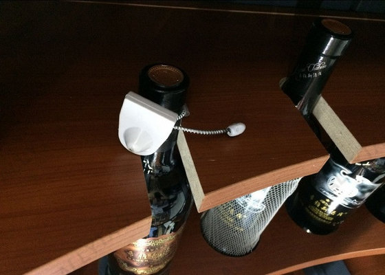 Metal Cable Wine Bottle Security Tags , Standard Lock Alcohol Security Tags