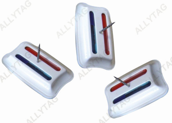 Clothing Stores Ink Security Tag 43 X 27mm With Red / Blue Color