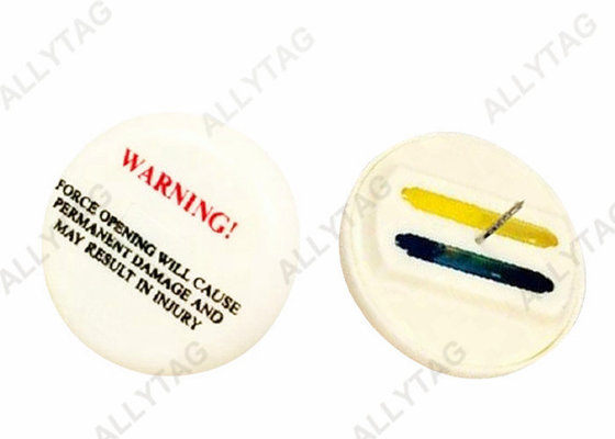 40mm EAS Ink Security Tag  AM / RF Smooth Pin For Clothes / Shoes / Bags