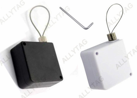 Retractable Cable Security Pull Box One Copper Pillars Terminal For Watches Display