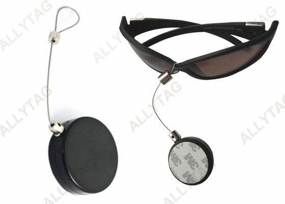 Glasses Display Steel Cable Retractor Custom Cable Length 41.5 x 12.5mm
