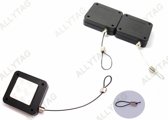 63.5 x 63.5 x 17.5mm Anti Theft Pull Box ABS Material For Hardware Store