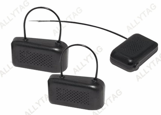 Bag Or Luggage Self Alarm Tag / 2 Alarm Anti Theft Retail Hang Tags With 12cm Cable