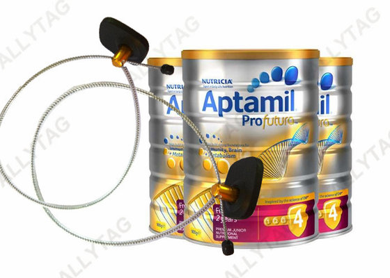 RF 8.2Mhz EAS Liquor Security Hard Tags / Baby Formula Can Cable Tag