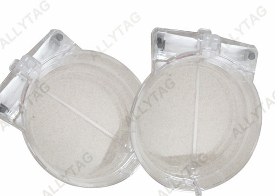 High Security Milk Can Cover Bottle Lock Tag Transparent 58Khz / 8.2Mhz Medium Size
