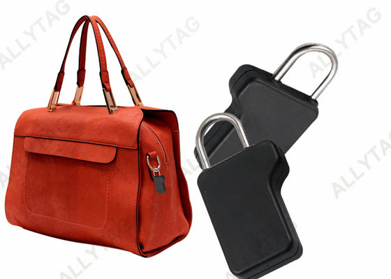 Handbags AM / RF Security Tag , Stainless Steel Hook Pad Lock Hard Tag For Luggage Anti Theft