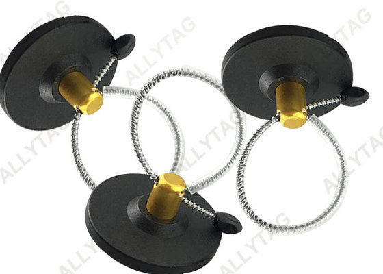 Wine RF Liquor Security Tags 50mm Diameter With Strong Cable  / EAS Bottle Tag