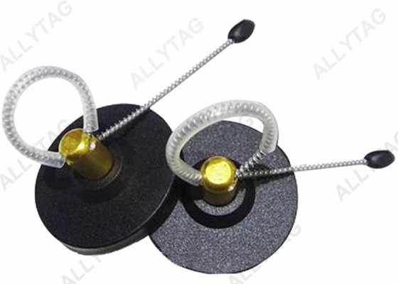 Wine RF Liquor Security Tags 50mm Diameter With Strong Cable  / EAS Bottle Tag