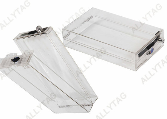 Fireproof RF 8.2Mhz EAS Safer Box DVD / CD Keeper Supermarket Display Box