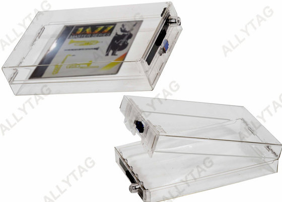 Fireproof RF 8.2Mhz EAS Safer Box DVD / CD Keeper Supermarket Display Box